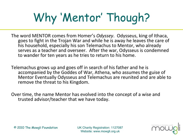The Many Roles of the Mentor | PPT