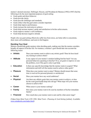 Setting Goals and Making Decisions | PDF