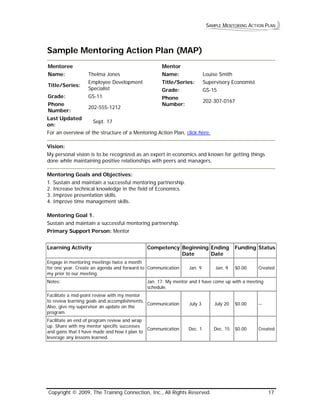 Mentoring action plan_workbook | PDF