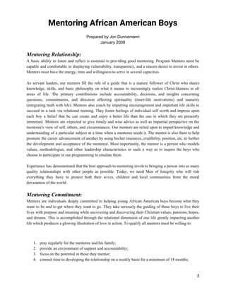 Mentoring African American Boys | PDF