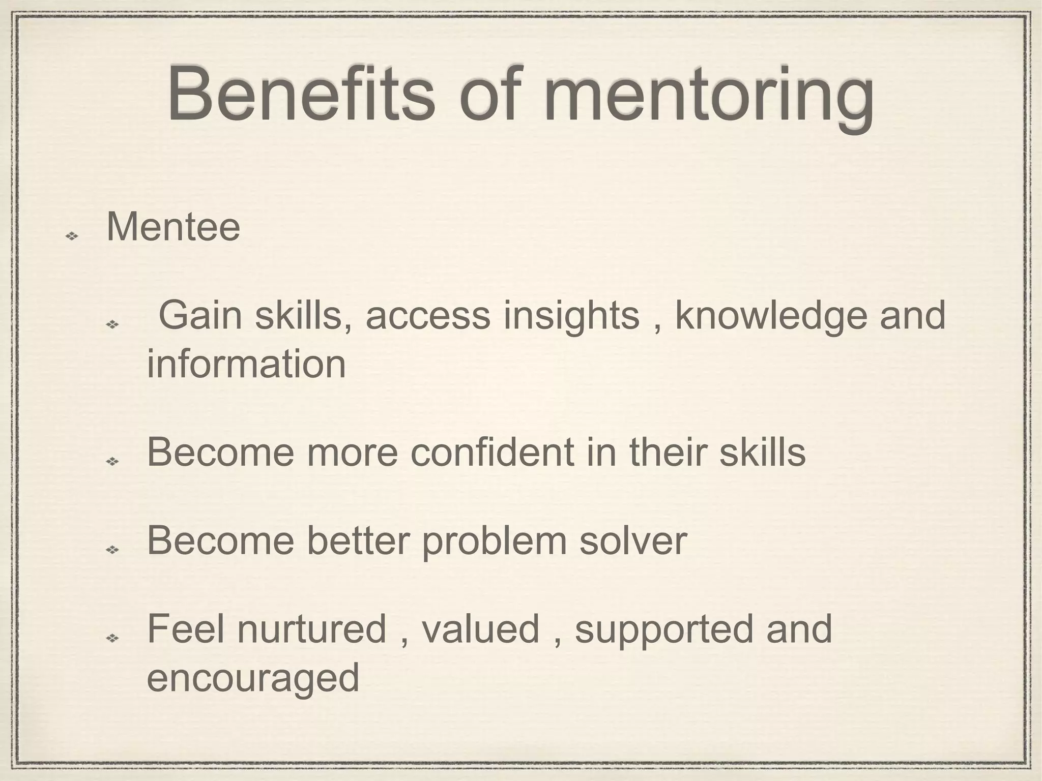 Mentoring and coaching | PPTX
