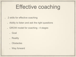 Mentoring and coaching | PPTX