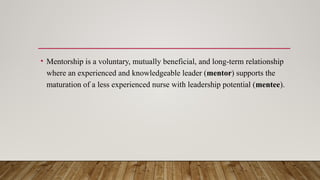 Mentoring and preceptorship in nuersing education.pptx