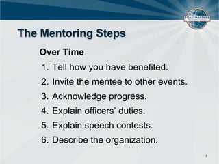 Mentoring at Toastmasters | PPSX