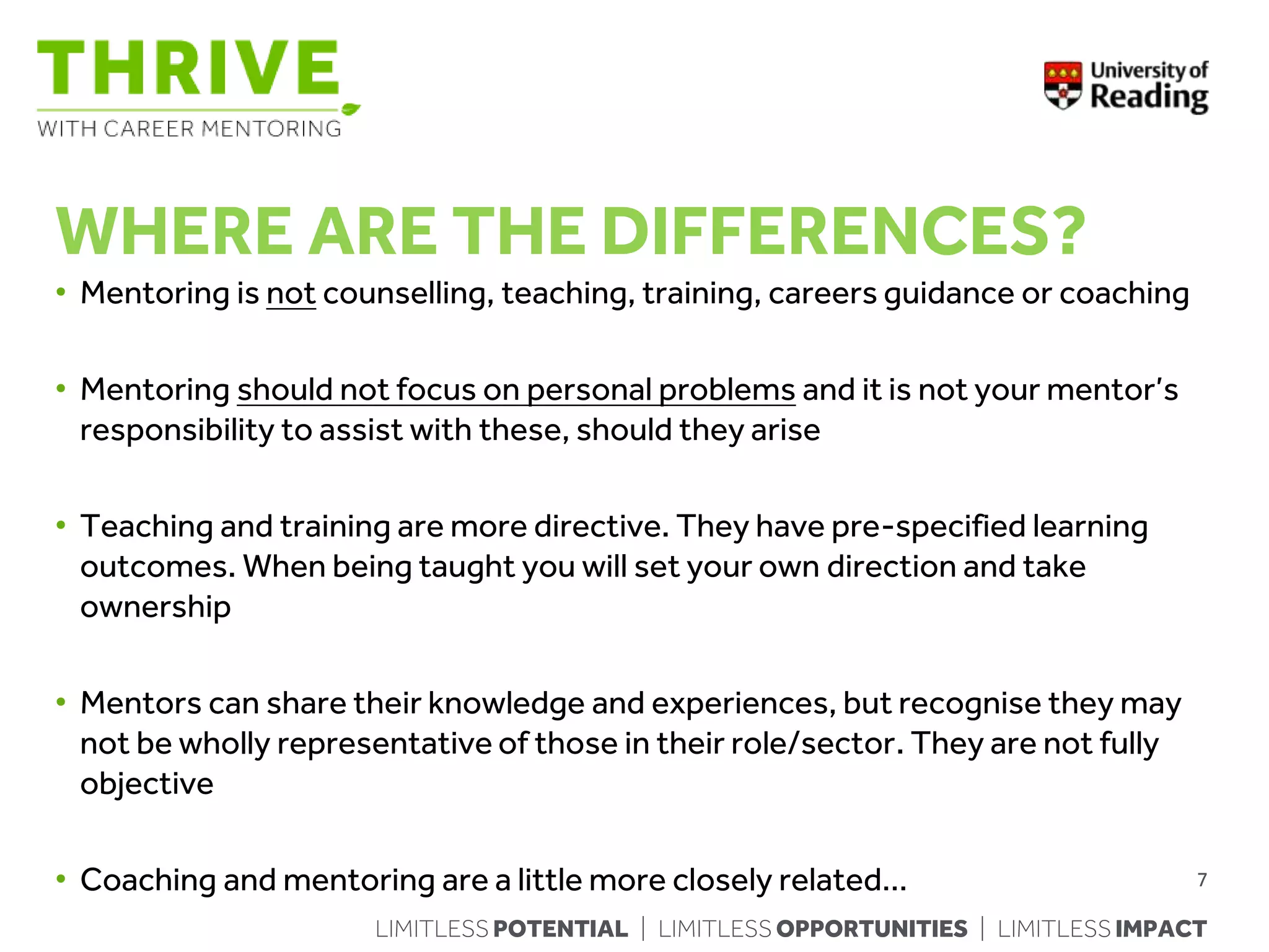 Mentoring definitions | PPTX
