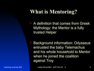 Mentoring In Education | PPT
