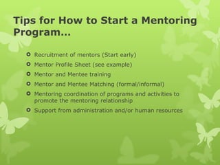 Mentoring Matters - #UNTAdv12 | PPT