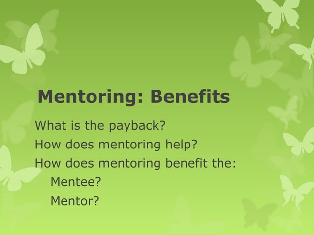 Why Mentoring Matters | PPT