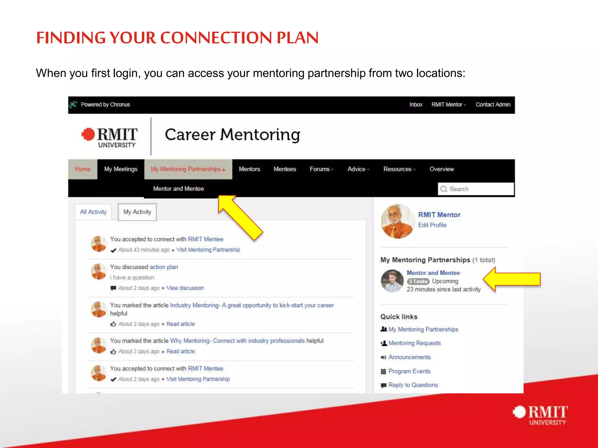 Mentoring partnership plan | PPTX