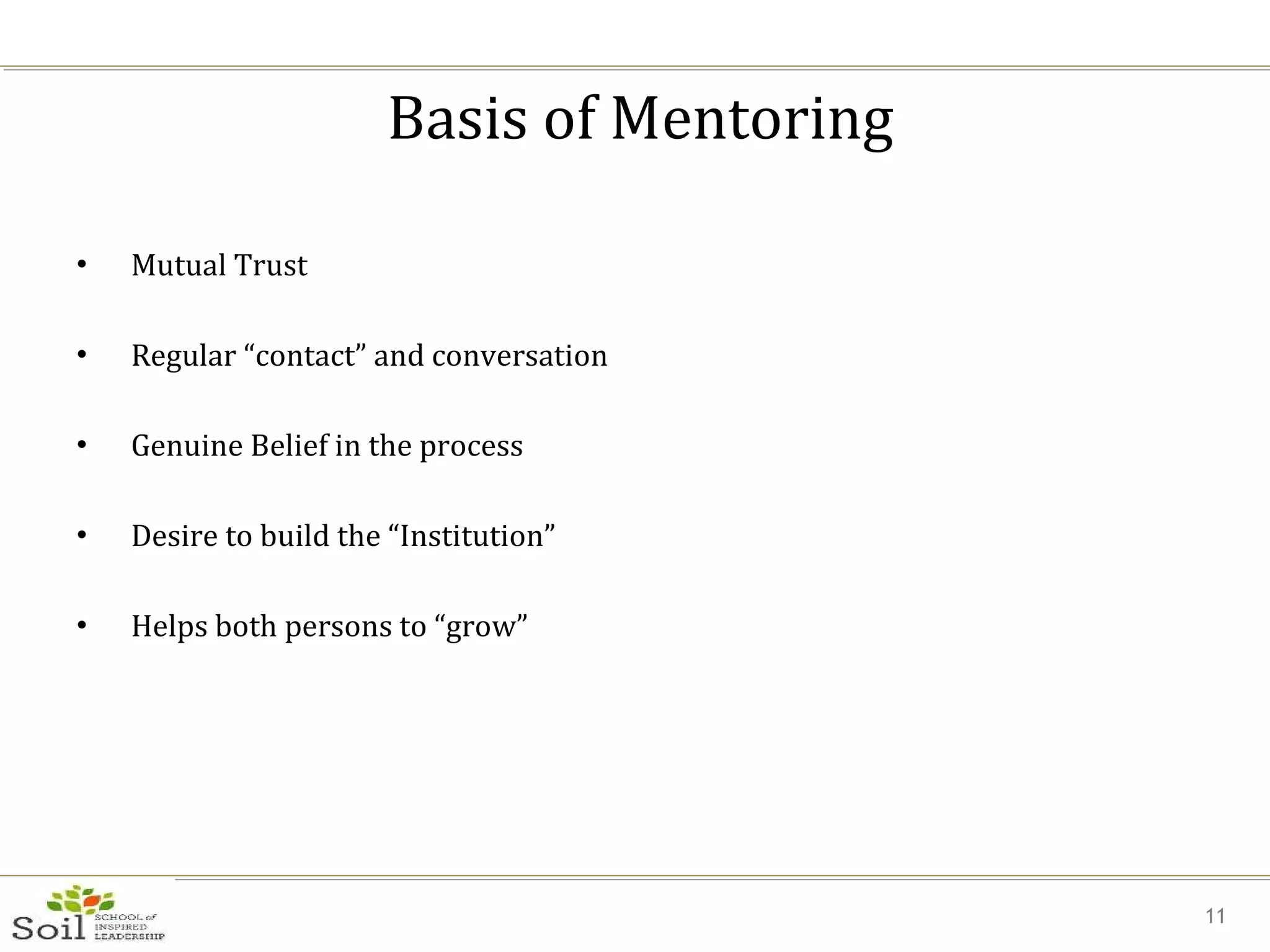 Mentoring ppt | PPT