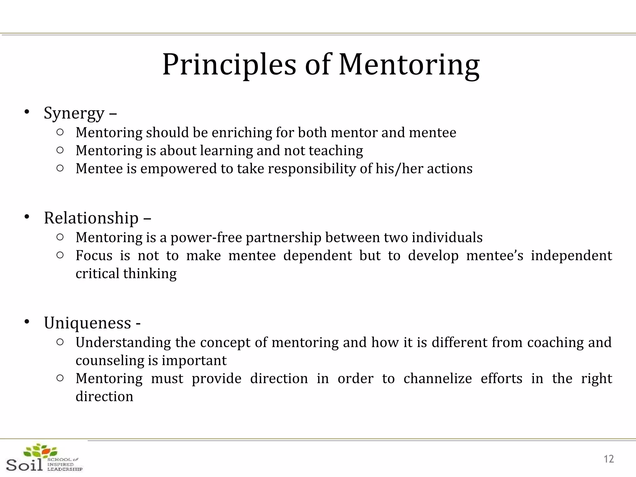 Mentoring ppt | PPT