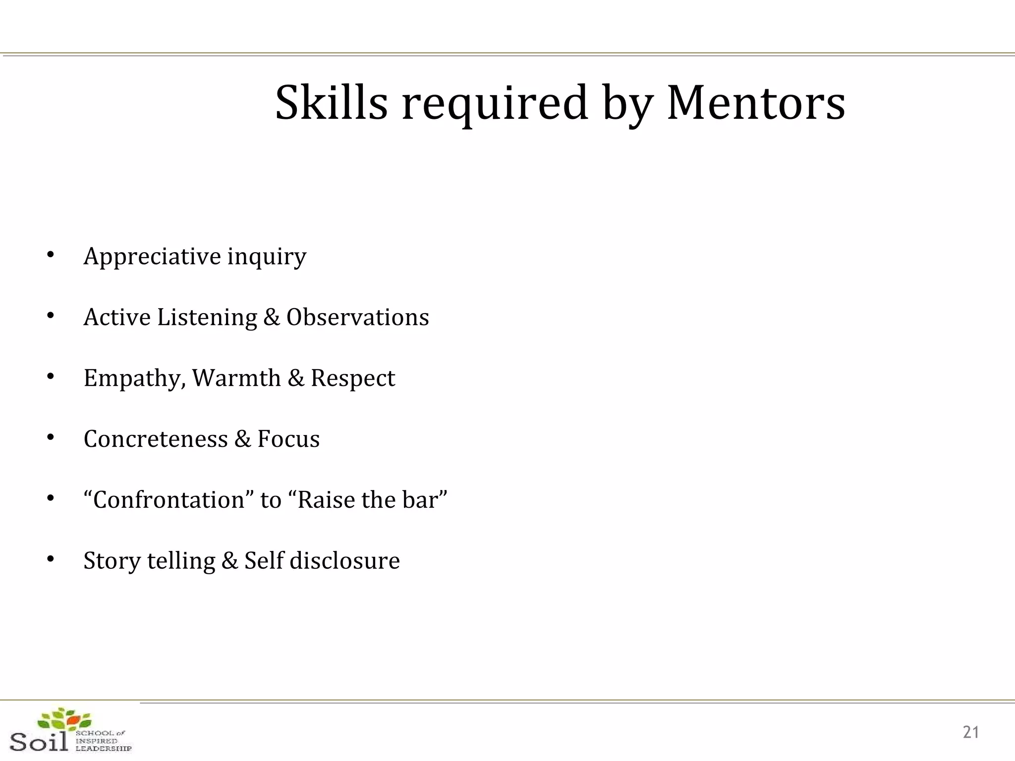 Mentoring ppt | PPT