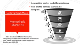 Mentoring Disciple Makers: Making Disciples in Small Groups through Mentoring Relationships | PDF