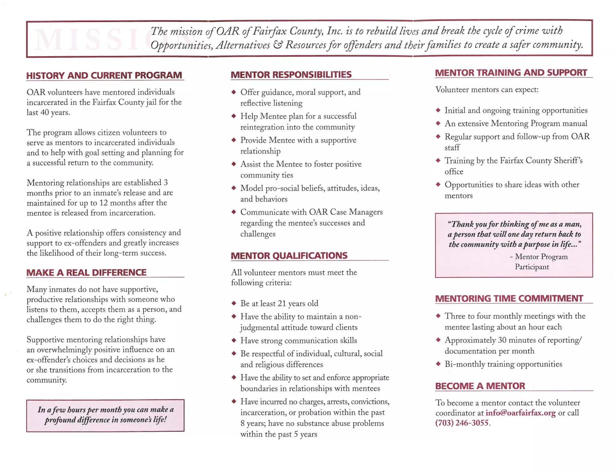 Mentoring Program Brochure | PDF