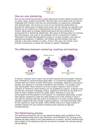 EPWN Marseille-Provence Mentoring programme | PDF