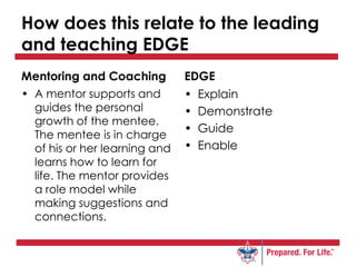 Mentoring BSA 2014 University of Scouting | PPT