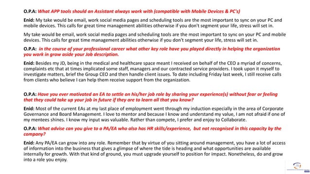 Mentoring session Q&A with Enid Busolo | PPT