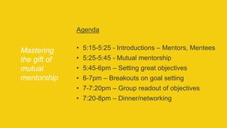 Mastering Mutual Mentorship | PPTX