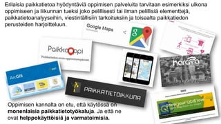 Paikkatieto ja avoin data | PPT