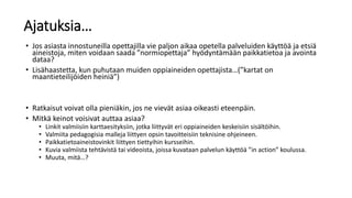 Paikkatieto ja avoin data | PPT