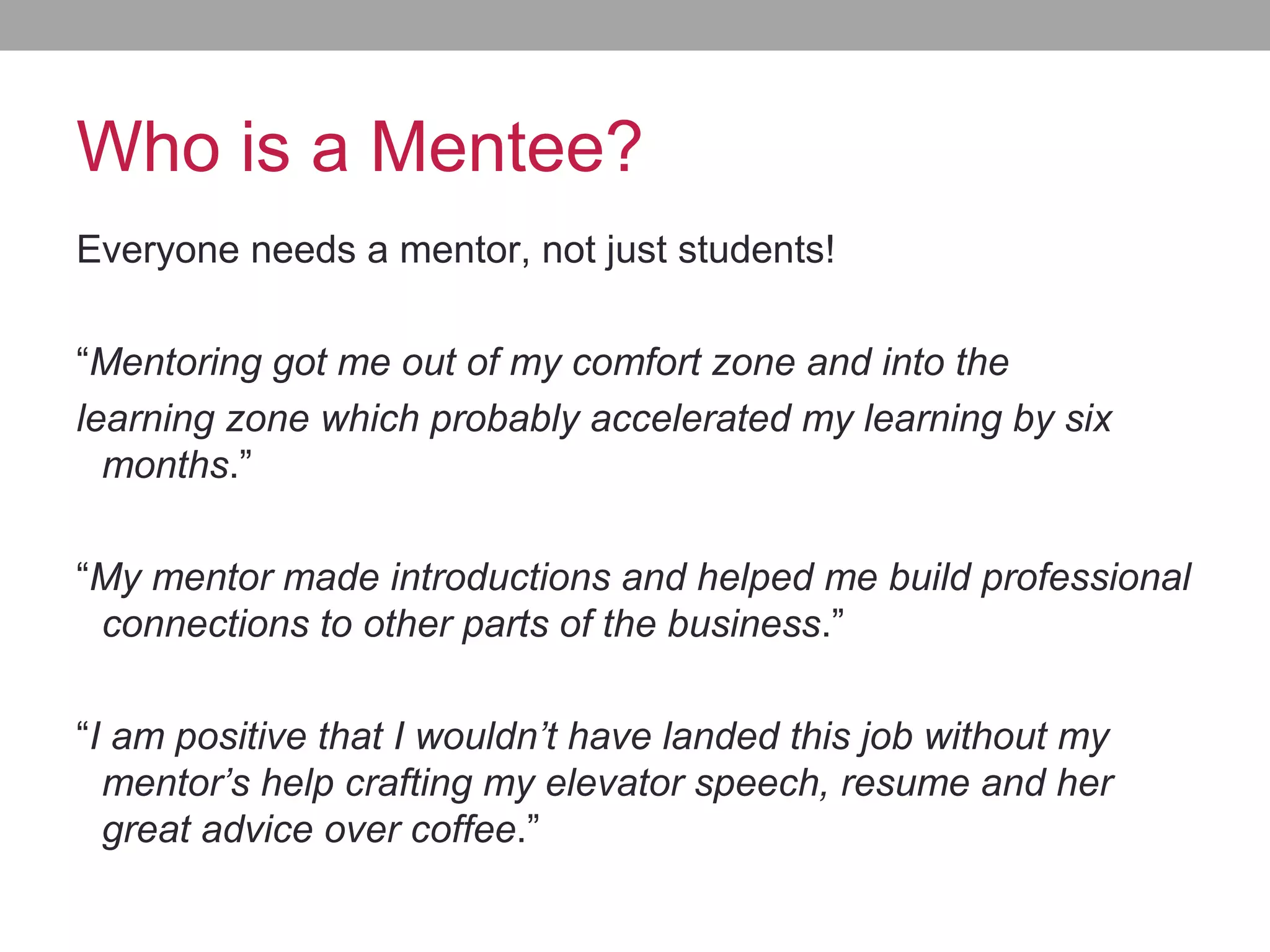 Creating A Successful Mentor Program | PPT