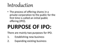 IPO IN THE CONTEXT OF PROSPECT THEORY FOR INDIAN PRIMARY MARKET | PPT