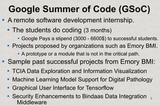 Google Summer of Code (GSoC) 2020 for mentors | PPT