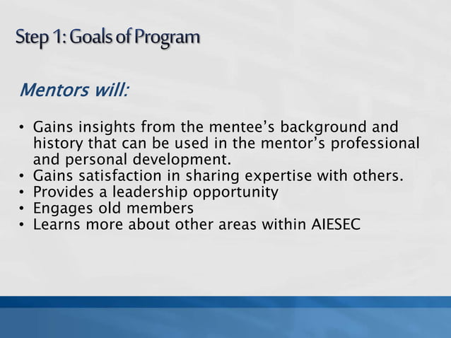 Mentoring Guide | PPT