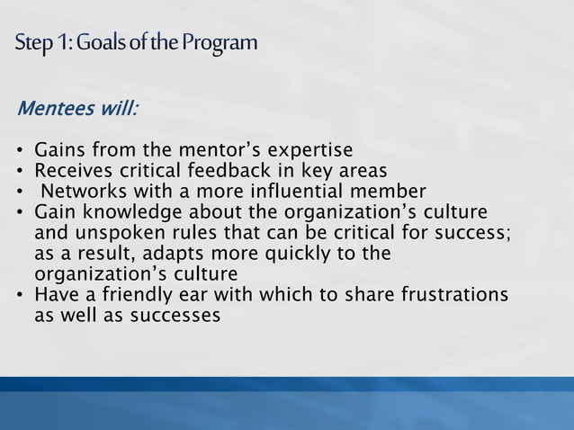 Mentoring Guide | PPT
