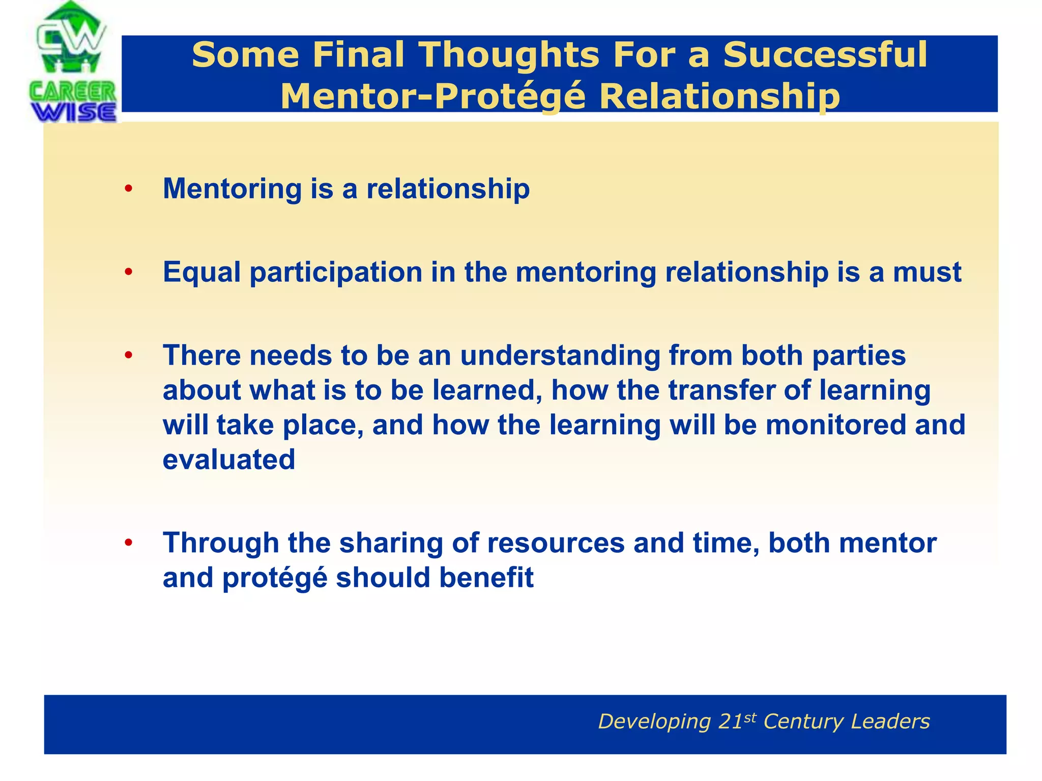 Navy Mentorship | PPTX