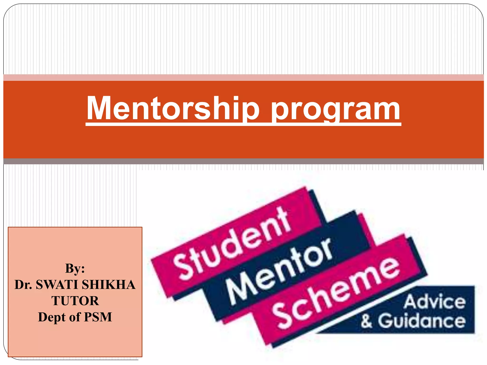 Mentorship program | PPTX