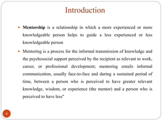 Mentorship program | PPTX