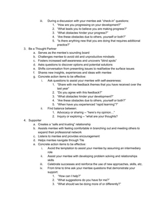 Mentor training guide | PDF