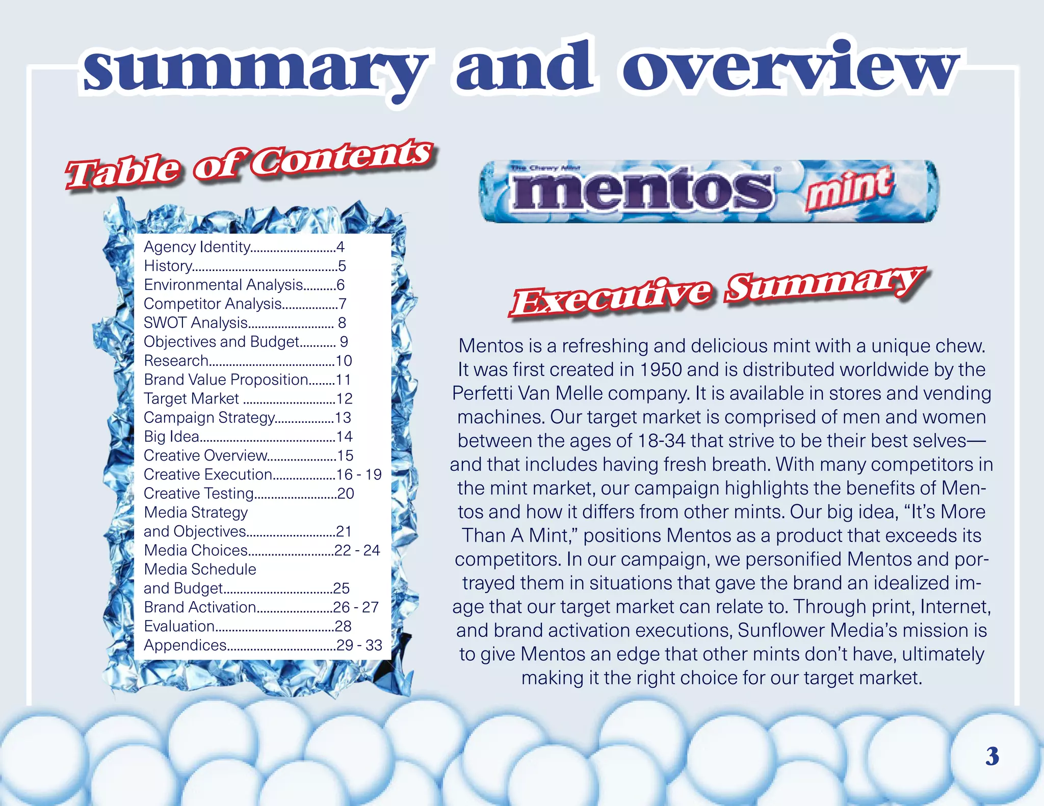Mentos Advertising Campaign | PDF