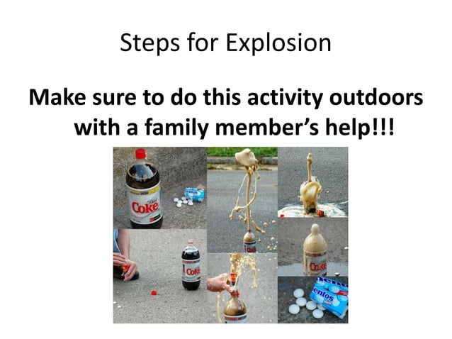 Mentos Explosion | PPT