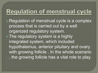 Mentrual cycle and disorders | PPTX