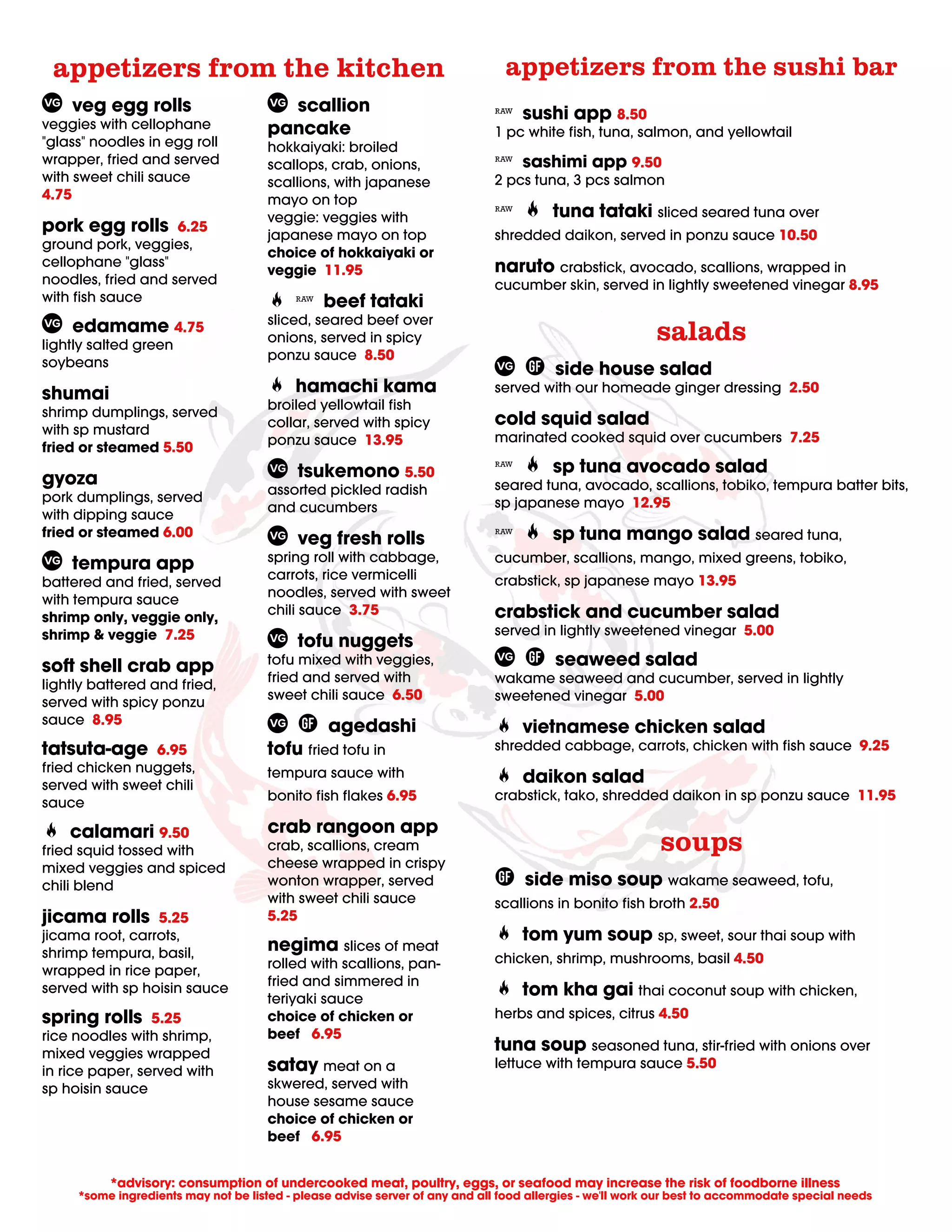 Yoshi Menu 02-2018 | PDF