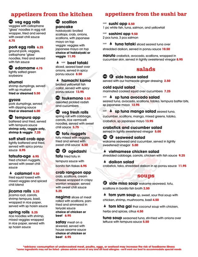 Yoshi Menu 02-2018 | PDF