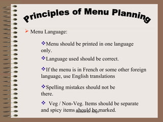 Menu | PPT