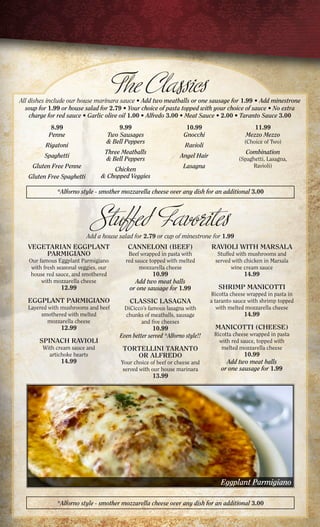 Diciccos Menu | PDF