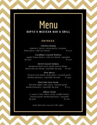 Menu | PDF