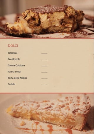 Ristorante Sora Rosa - Rocca Priora - MENU' | PDF