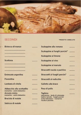 Ristorante Sora Rosa - Rocca Priora - MENU' | PDF