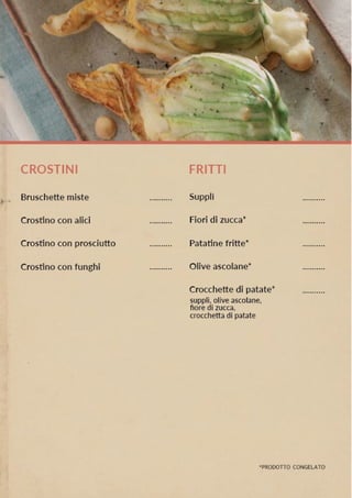 Ristorante Sora Rosa - Rocca Priora - MENU' | PDF