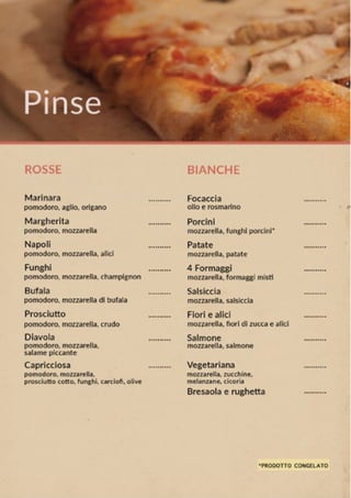 Ristorante Sora Rosa - Rocca Priora - MENU' | PDF