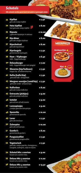 Menu | PDF | Vegetarian Diets | Food & Drink