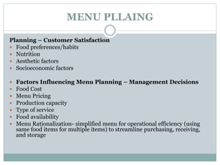 Menu | PPT
