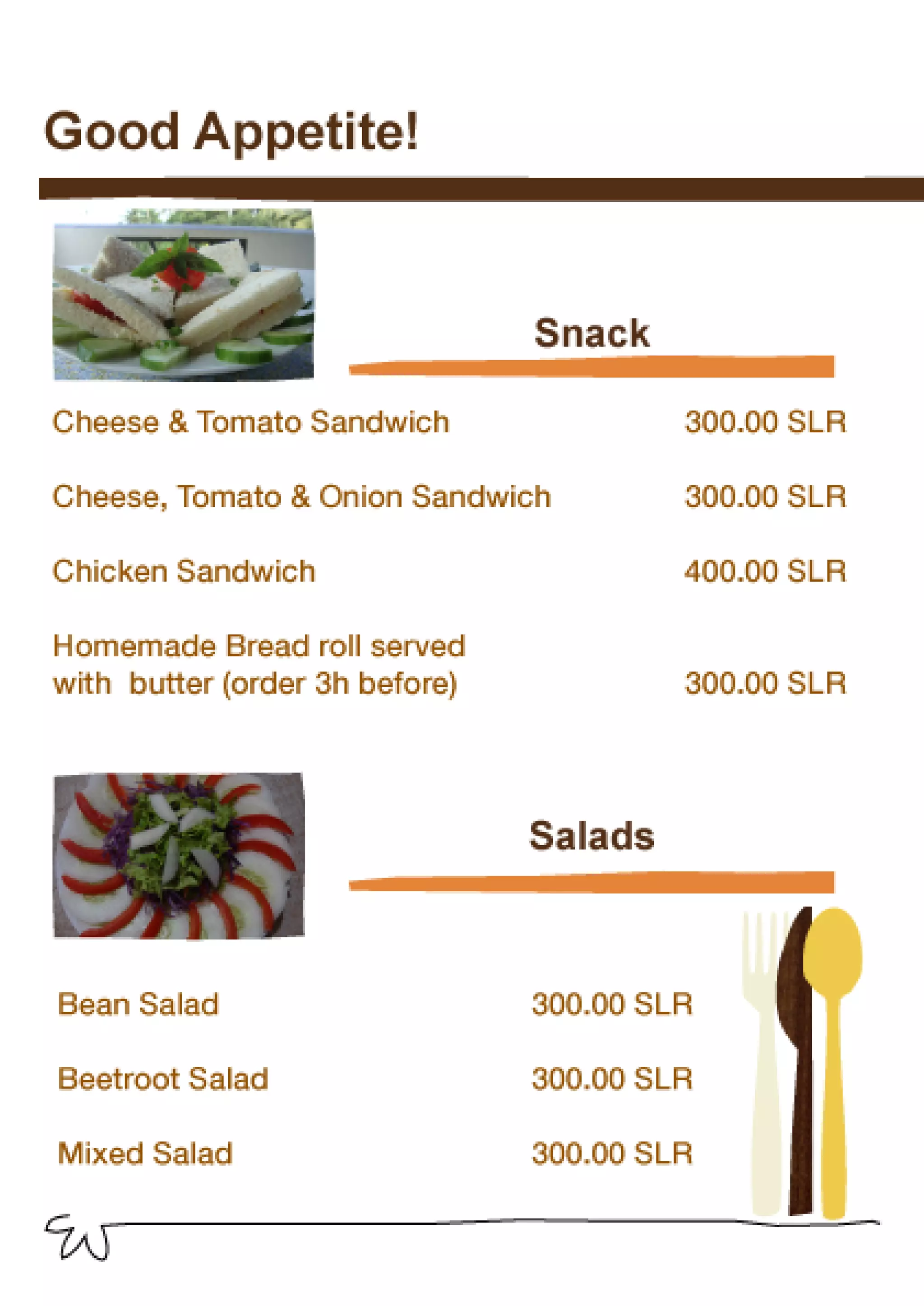 Menu card - The Black Beauty, Unawatuna, Sri Lanka | PDF
