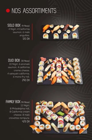 Menu moon-sushi | PDF