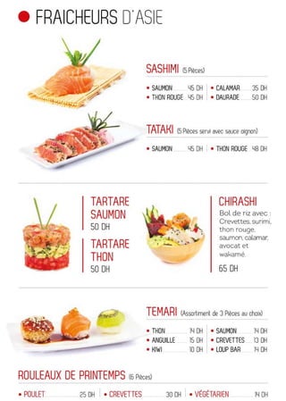 Menu moon-sushi | PDF
